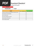 Class Handover Sheet | PDF