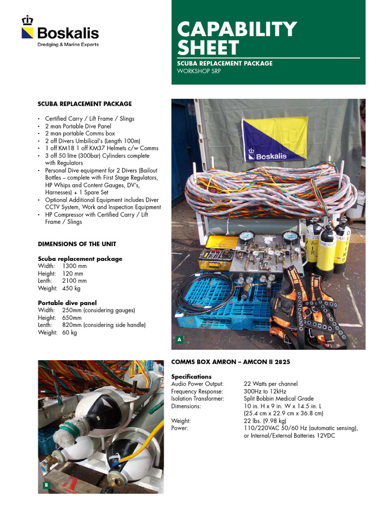 Scuba Replacement Package Overview | PDF | Underwater Diving | Diving ...