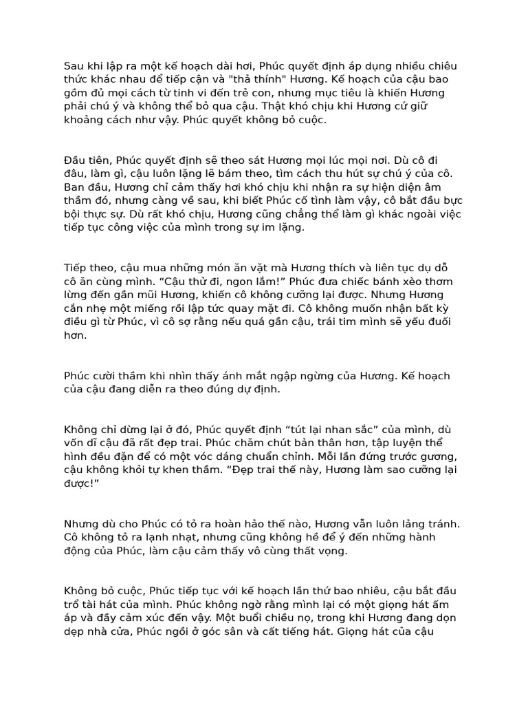 Chương 12 Kế Hoạch Thả Thính | PDF