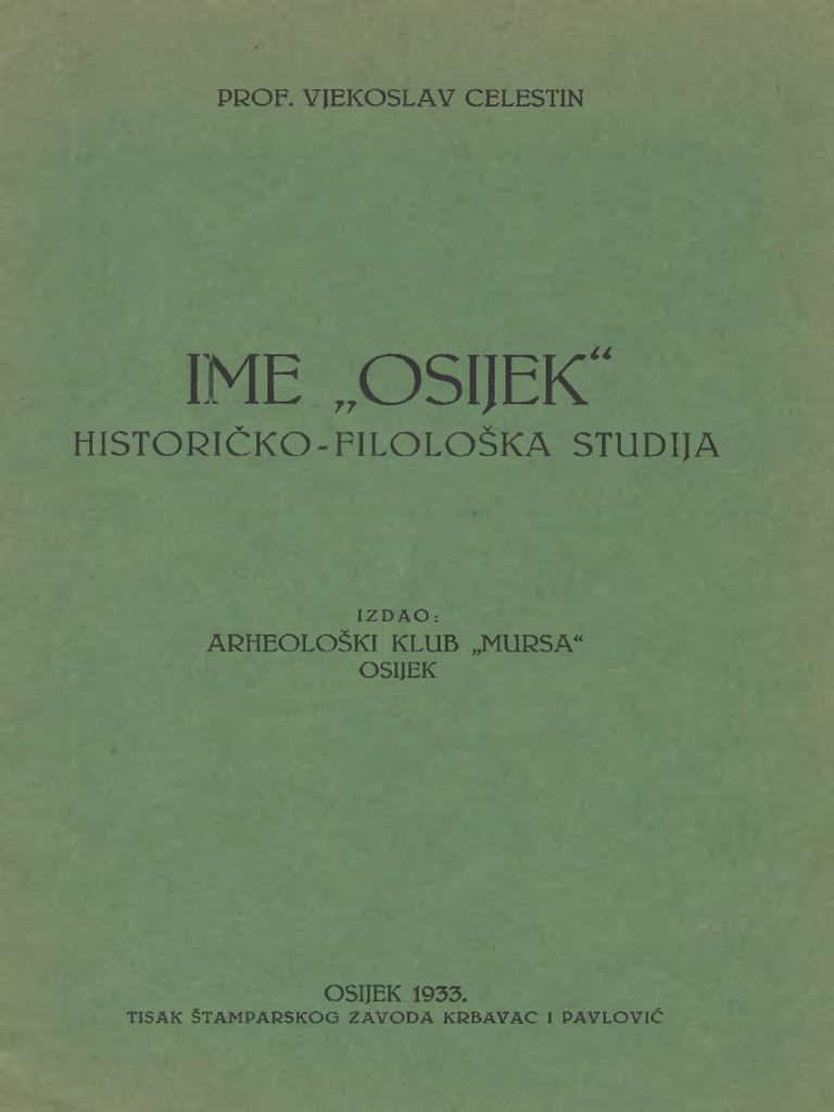 Ime Osijek 0 | PDF