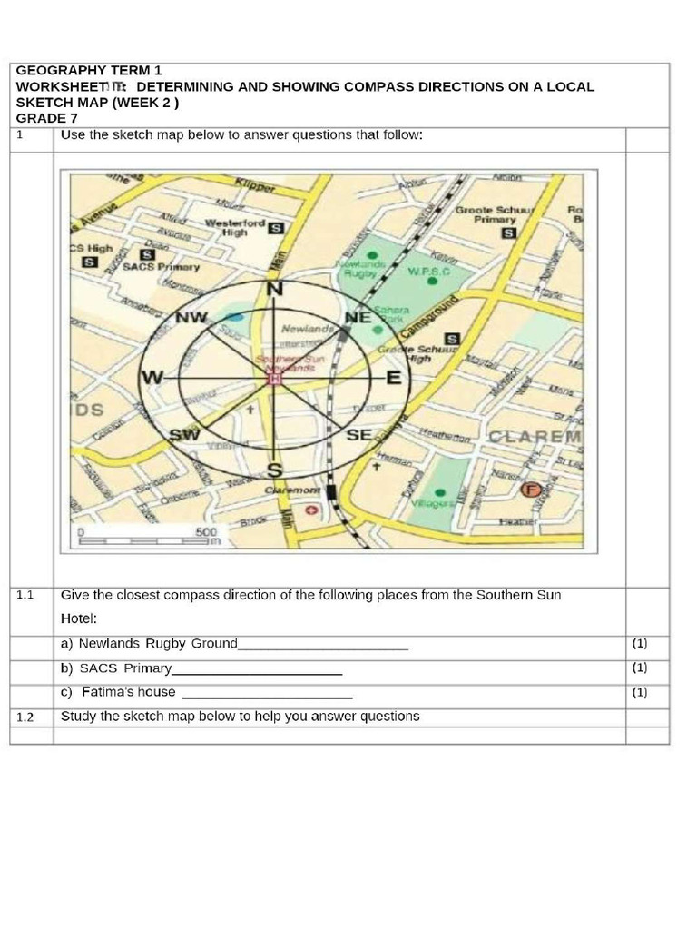 Grade 7 Geography Term 1 Booklet 2 | PDF