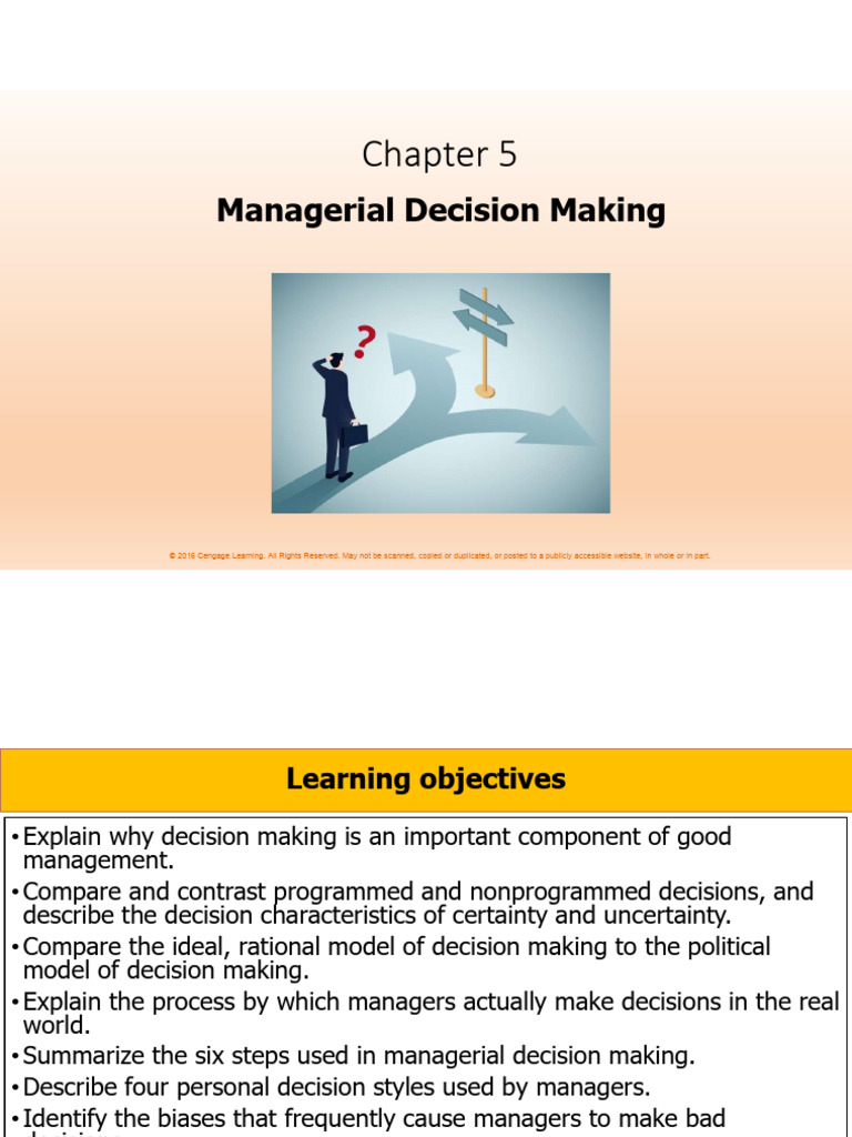 Managerial Decision Making Insights | PDF | Decision Making | Rationality