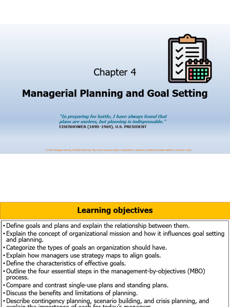 Chapter 4 | PDF | Goal | Goal Setting