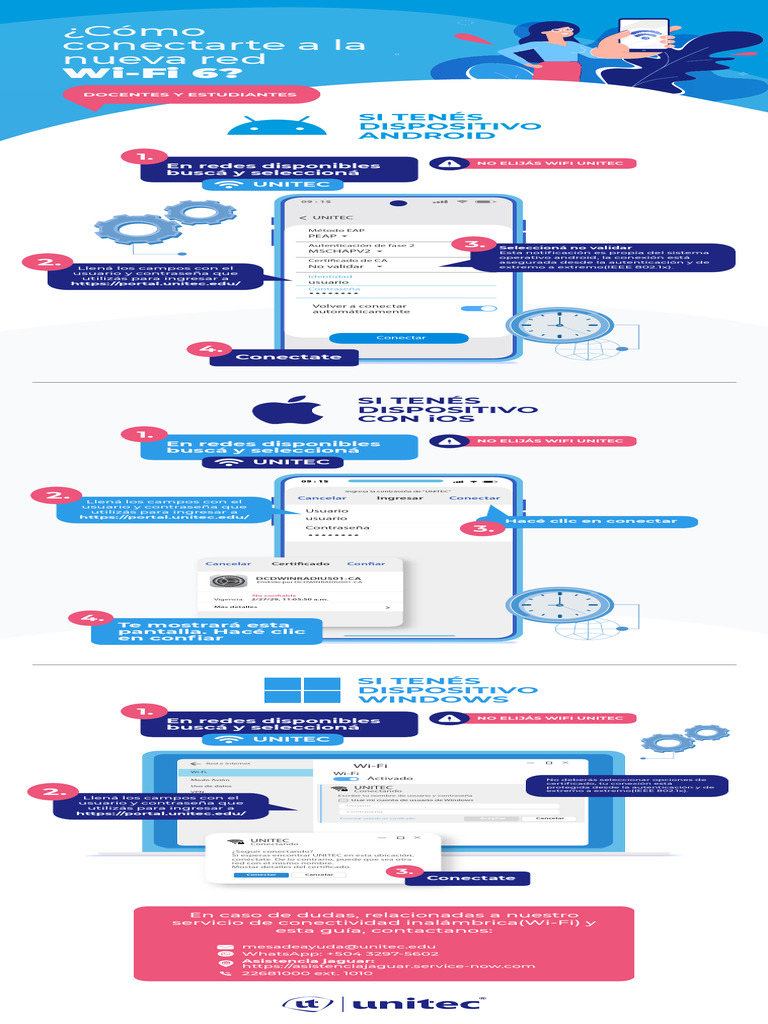 Docentes Alumnos Pasos para Conectarse Wifi6 1 | PDF | Wifi | Contraseña