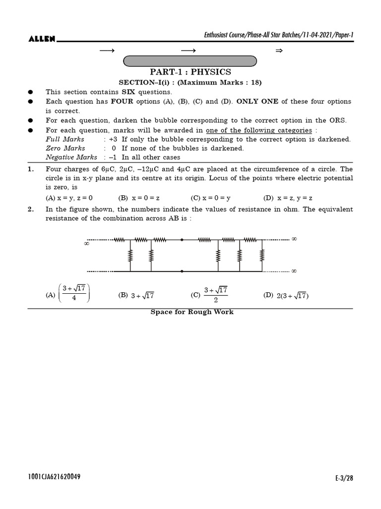 P11 April P1 P | PDF | Inductor | Capacitor