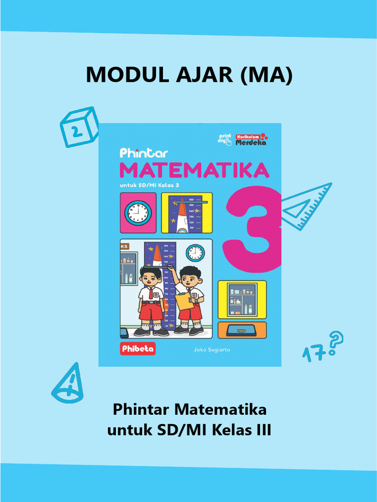 Phintar Matematika SD - Mi Kls.3 - Km-Ma (Modul Ajar) - Modul Ajar Phintar Matematika 3 | PDF ...