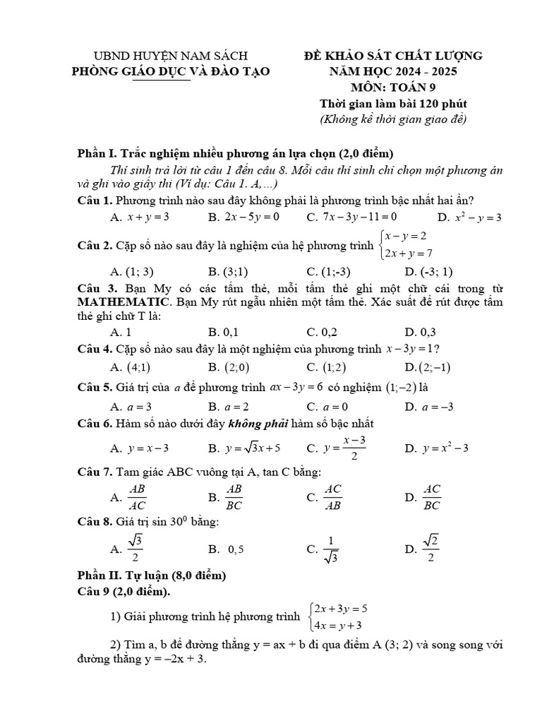 de-khao-sat-chat-luong-toan-9-nam-2024-2025-phong-gddt-nam-sach-hai-duong | PDF