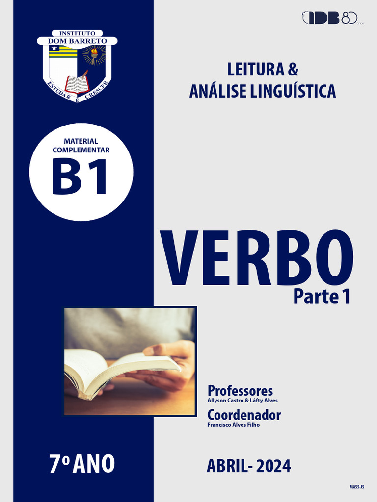 Material Complementar B1 - Português - Verbo - Parte 1 - 22.4.24 | PDF | Tempo | Estrelas