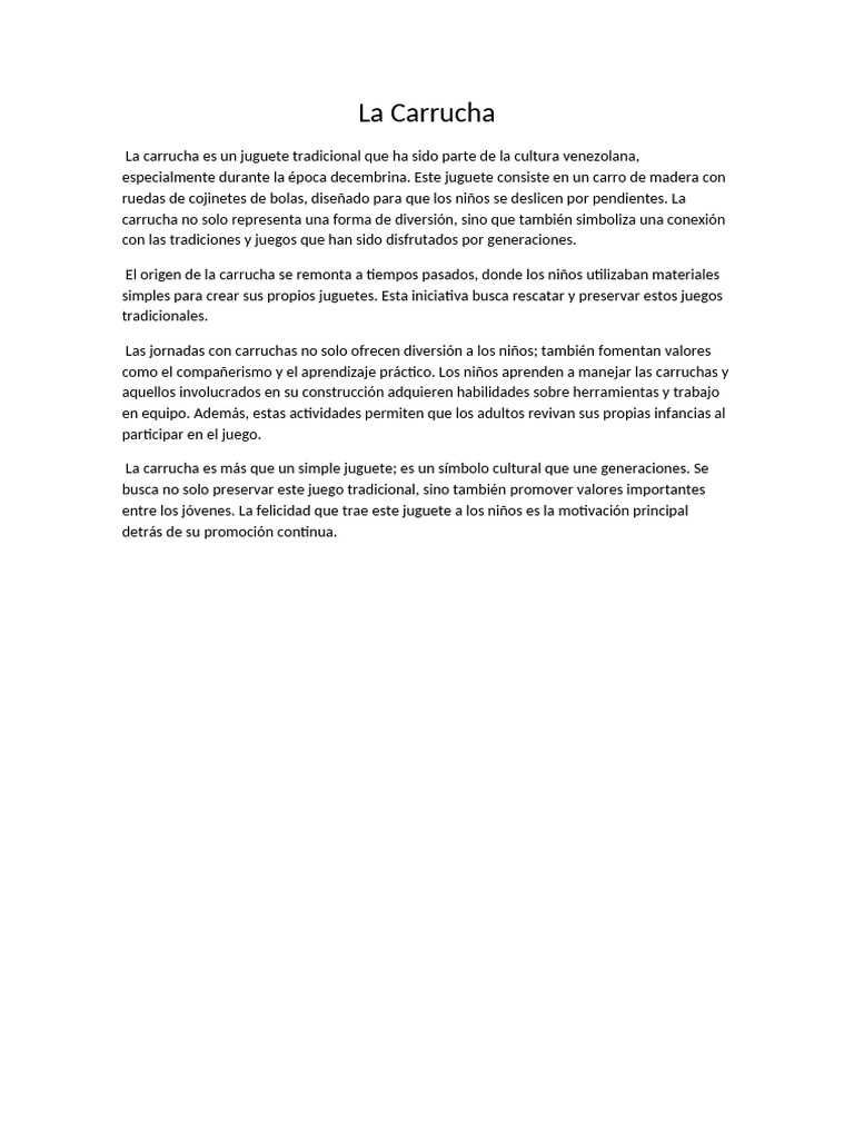 Carrucha | PDF