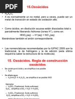 Tabla de oxoácidos y oxianiones comunes | PDF | Ciencia y matemáticas