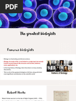 Birth Dates of Notable Scientists | PDF | Biology | Genetics