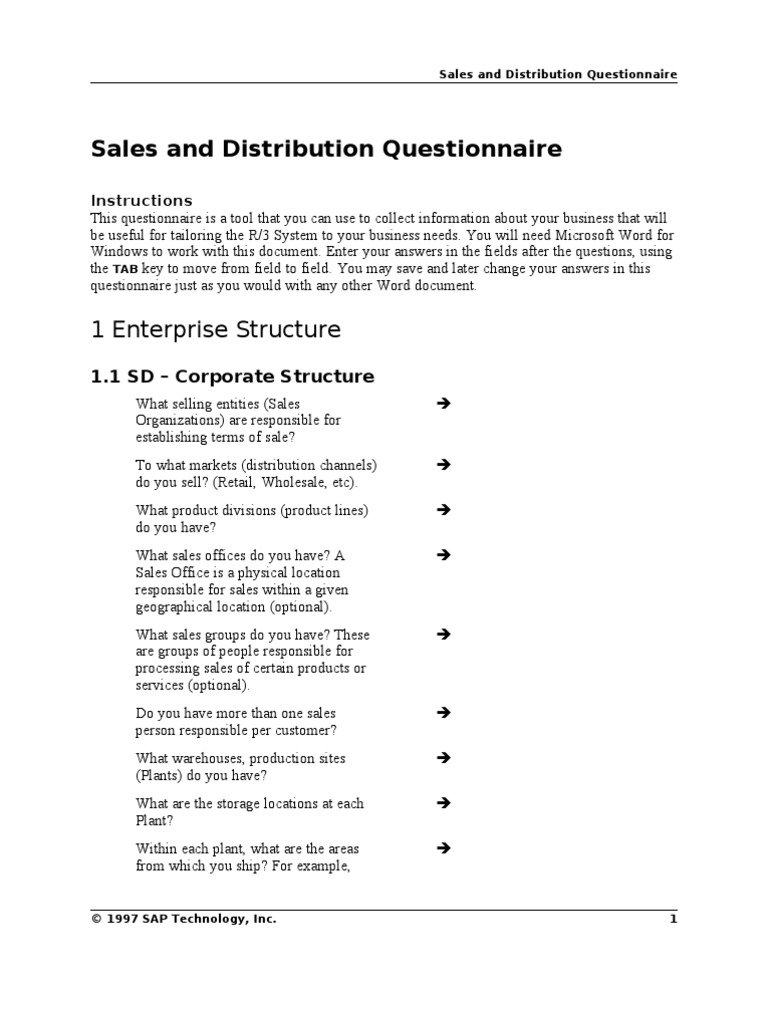 Questionnaire SD | PDF | Credit Card | Sales