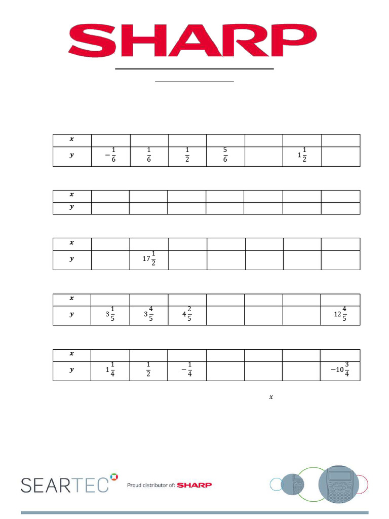 Grade 8 Functions and Relationships Worksheet | PDF | Function ...