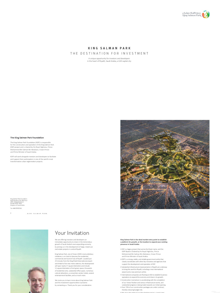 KSP Investment Brochure 11 | PDF | Salman Of Saudi Arabia | Saudi Arabia