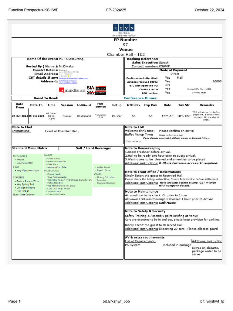 FP 97-Function Prospectus-KSHWF - FP-2024 - 25 | PDF