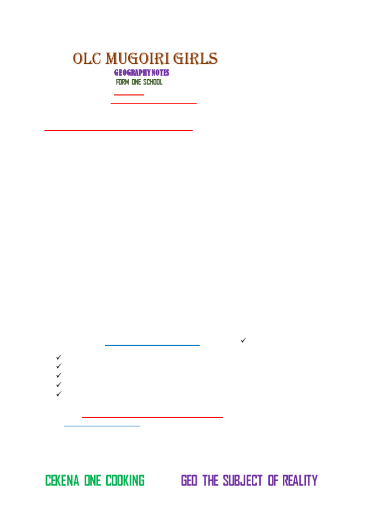Form 1 Geography: Mining Notes | PDF | Petroleum | Mining