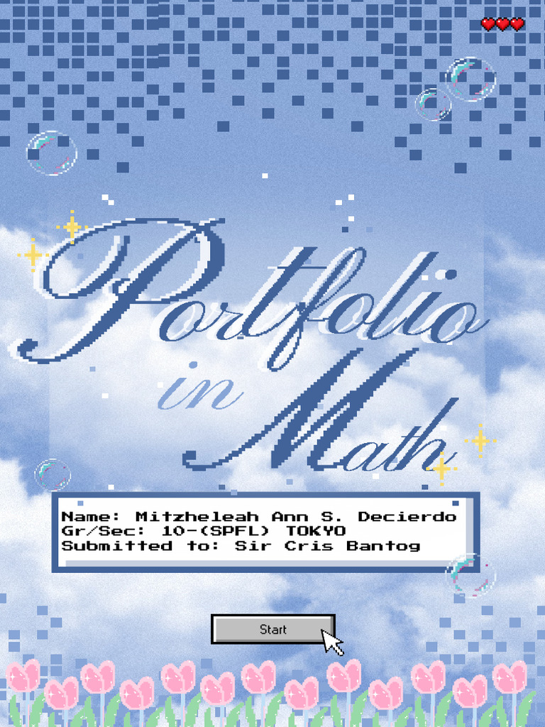 Portfolio in Math | PDF