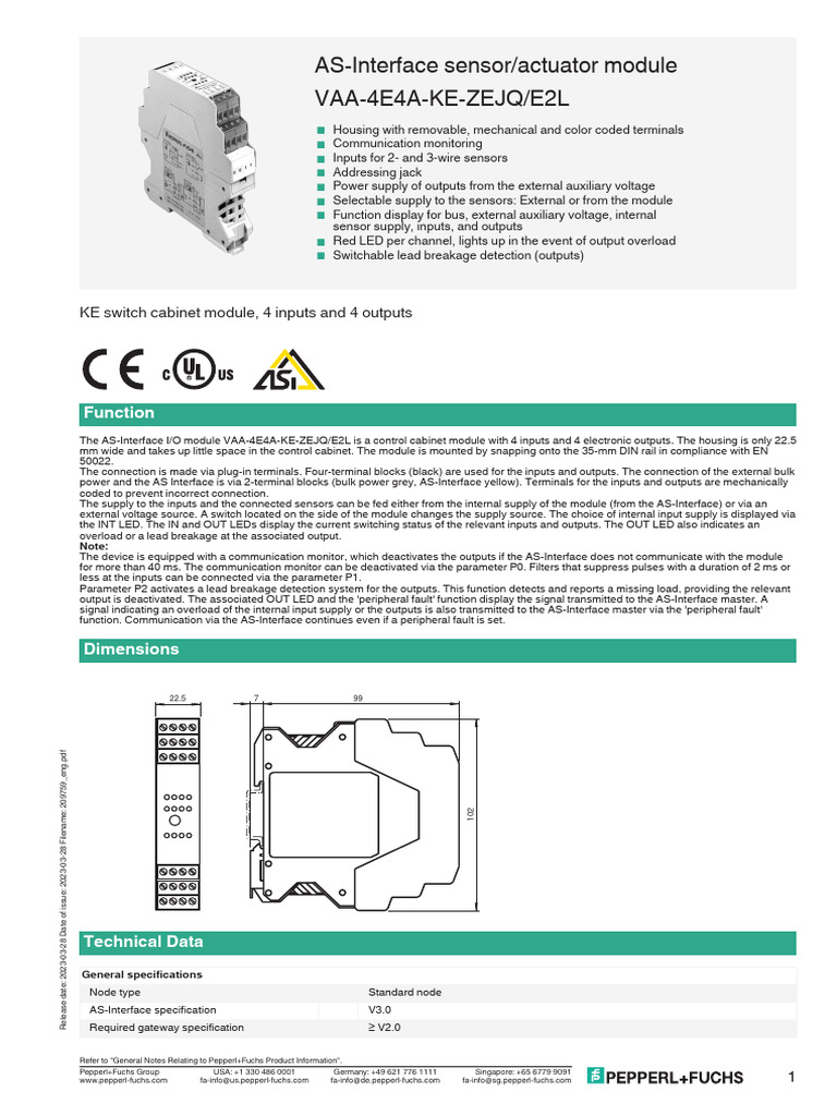 pepperl fuc interface module | PDF | Interface (Computing) | Object ...