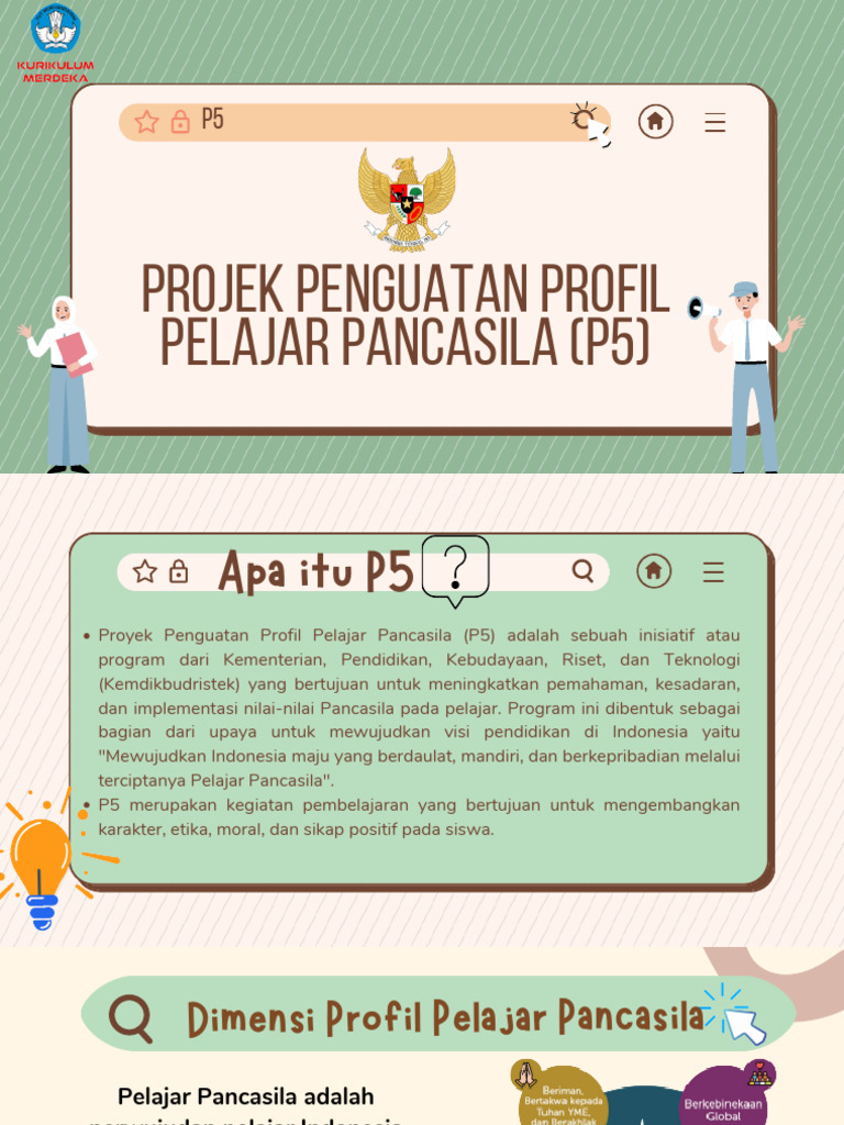 Projek Penguatan Profil Pelajar Pancasila (P5) | PDF | Karier & Perkembangan | Seni