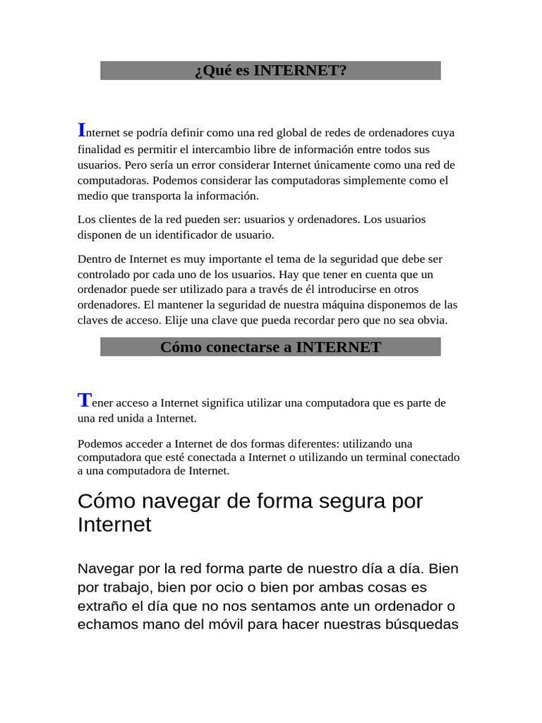 Qué Es INTERNET123 | PDF | Negocios | Informática
