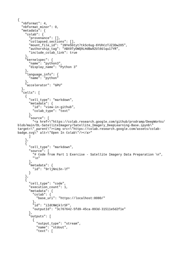 Satellite Imagery DeepLearning-Base - Ipynb | PDF | Software | Computing