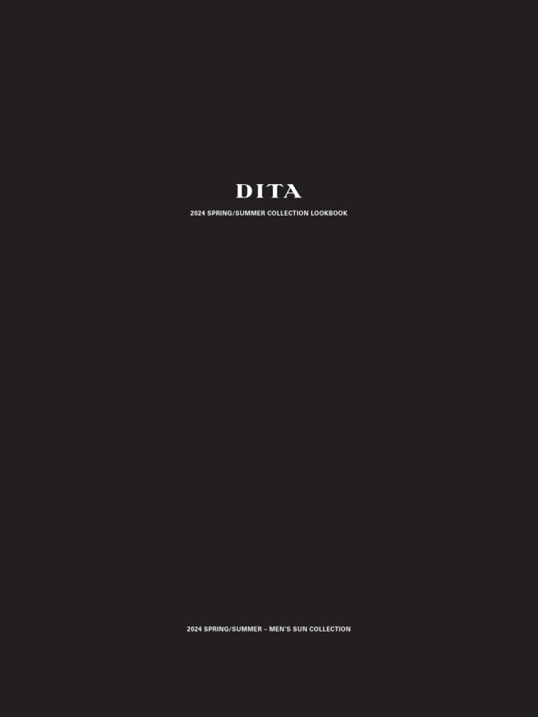 DITA-SS24-Lookbook_Final | PDF | Ultraviolet | Electromagnetic Radiation