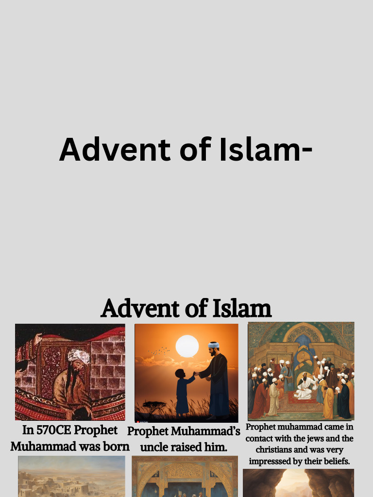 The Rise of Islam and Muhammad's Journey | PDF
