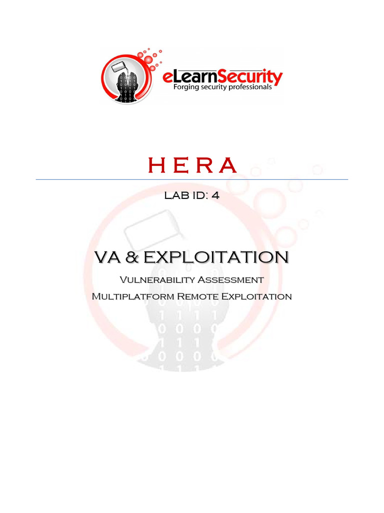Lab 04.0 - VA & Exploitation | PDF | Computer Science | System Software