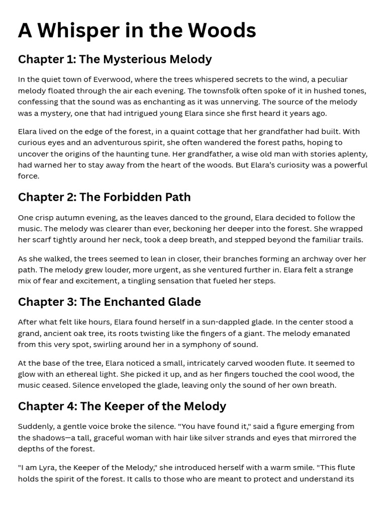 A Whisper in The Woods - 20241030 - 203550 - 0000 | PDF