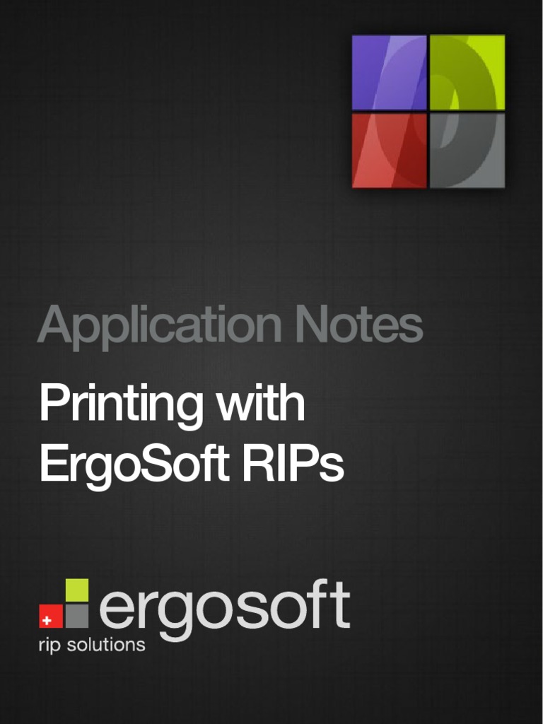 Printing With ErgoSoft RIPs | PDF | User Interface | Server (Computing)