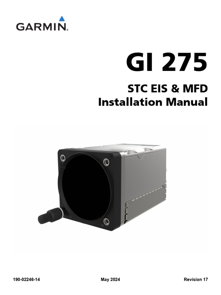 GI 275 Installation Manual 190-02246-14 - 17 | PDF | License | Damages