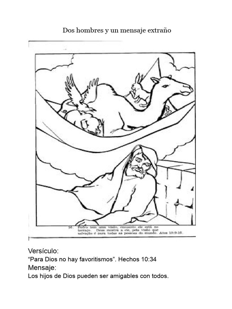 Dos Hombres y Un Mensaje Extraño | PDF