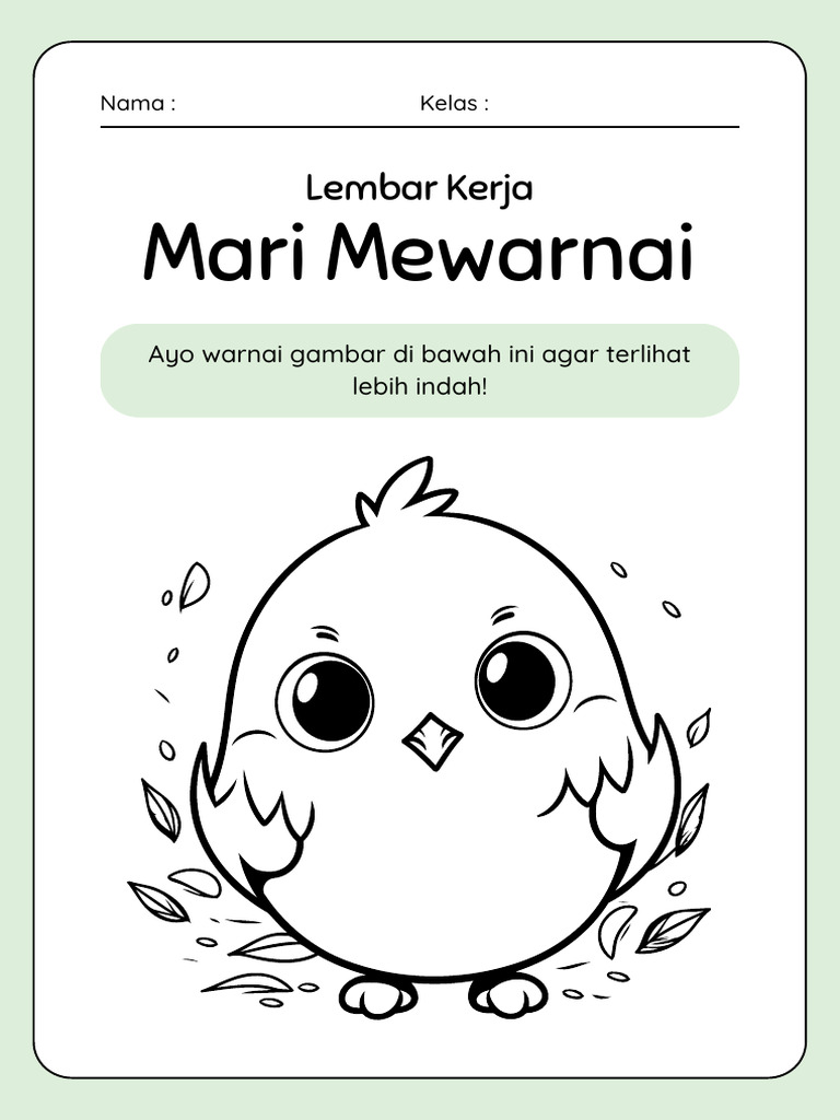 LKPD Menggambar Anak Ayam | PDF