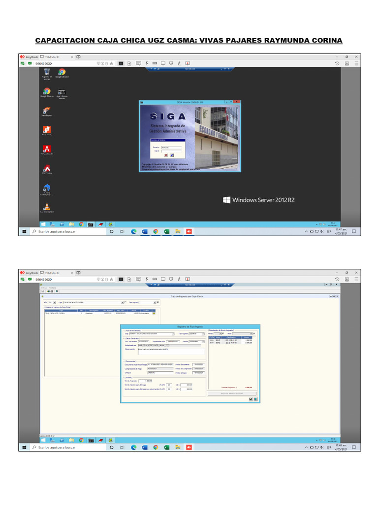 CAPACITACION RESP CAJA CHICA ZONAL CASMA | PDF