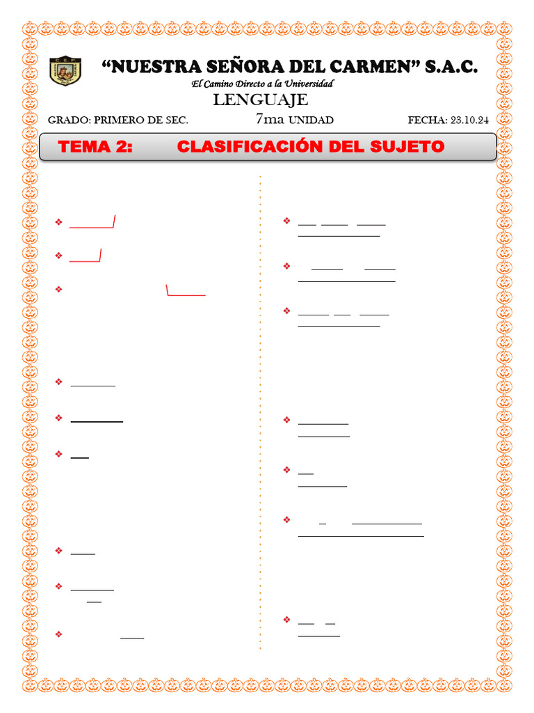 Ejemplos de Sujeto Tácito y Simple | PDF | Asunto (gramática)