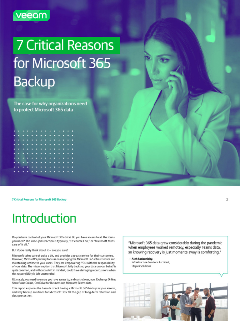 why-backup-office-365-data | PDF | Backup | Computer File
