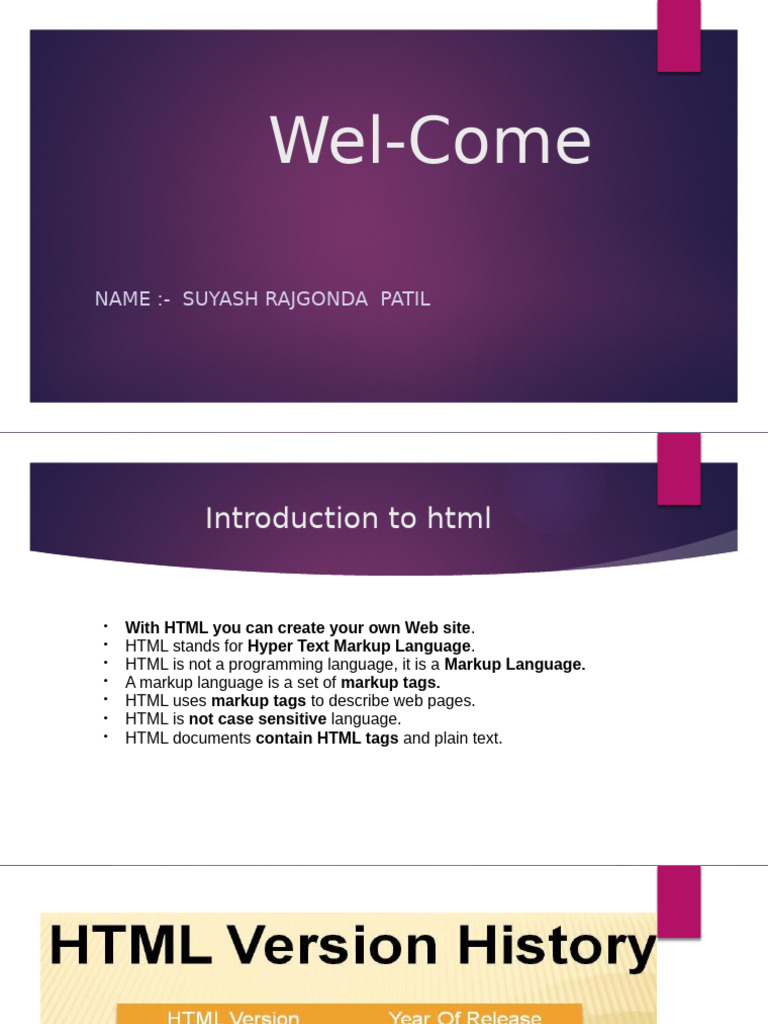 Suyash | PDF | Html Element | Html
