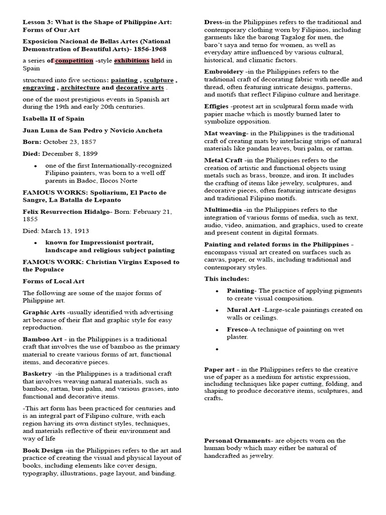 Lesson 3 Art App Edited Pdf Paintings Pottery