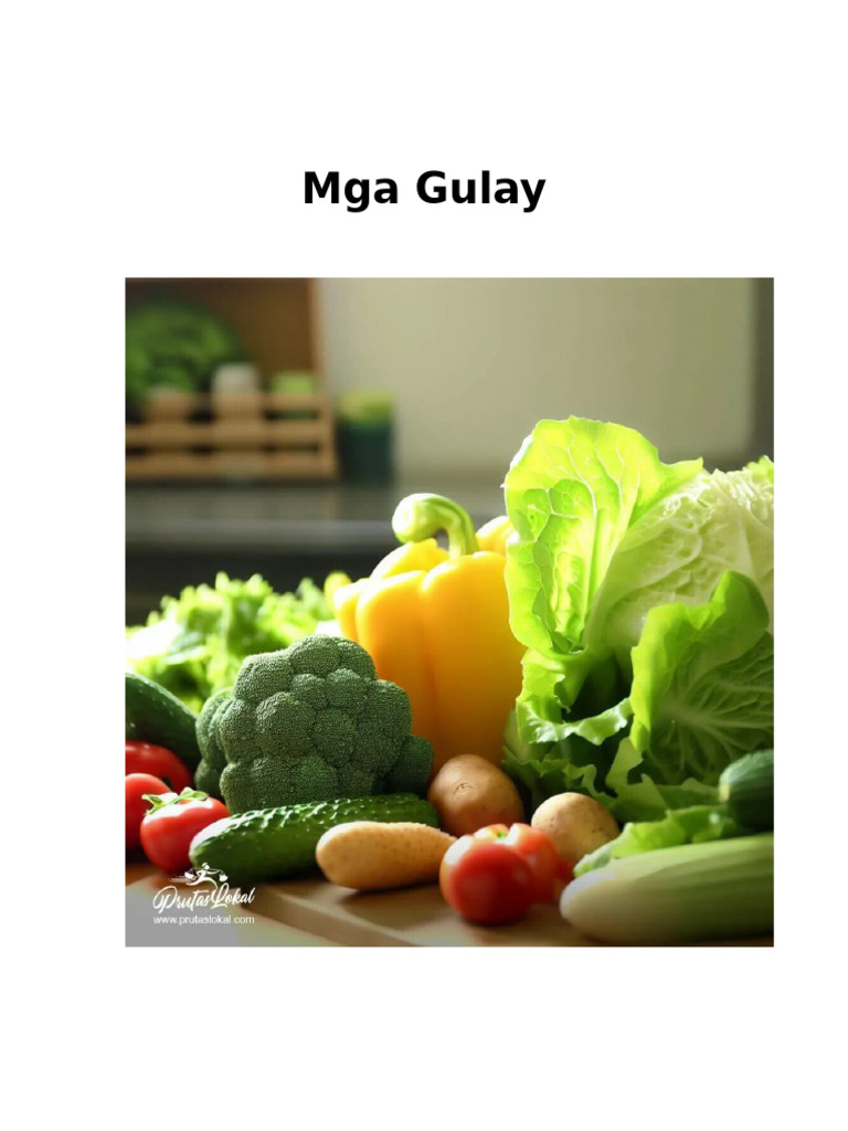 Mga Gulay | PDF