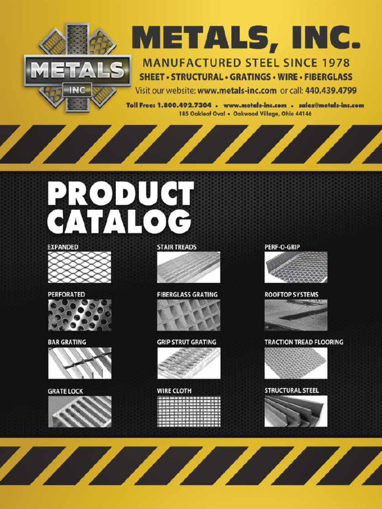 Metals Catalog | PDF | Sheet Metal | Pipe (Fluid Conveyance)
