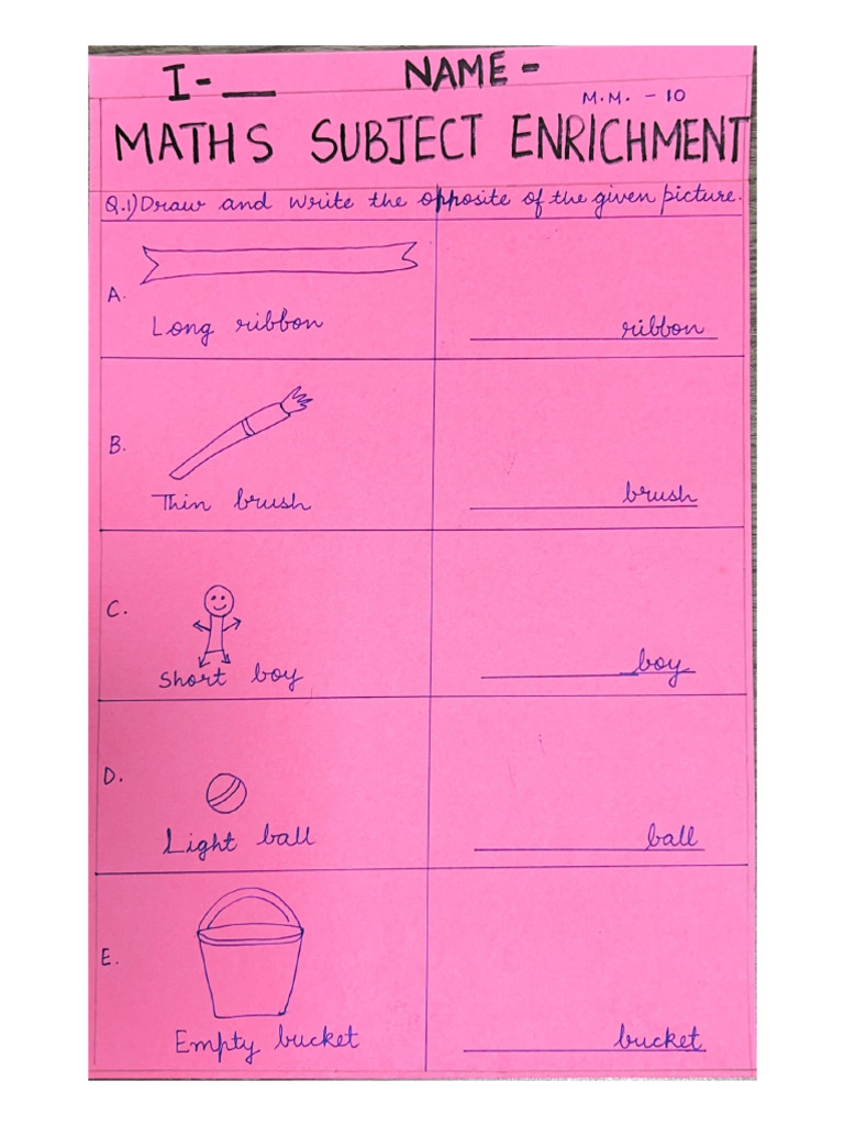 Maths Subject Enrichment | PDF