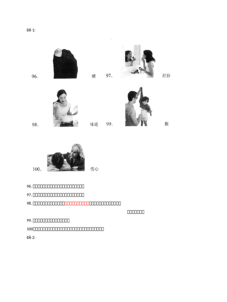 HSK4 Zhenti 2018 Hanban Viet | PDF