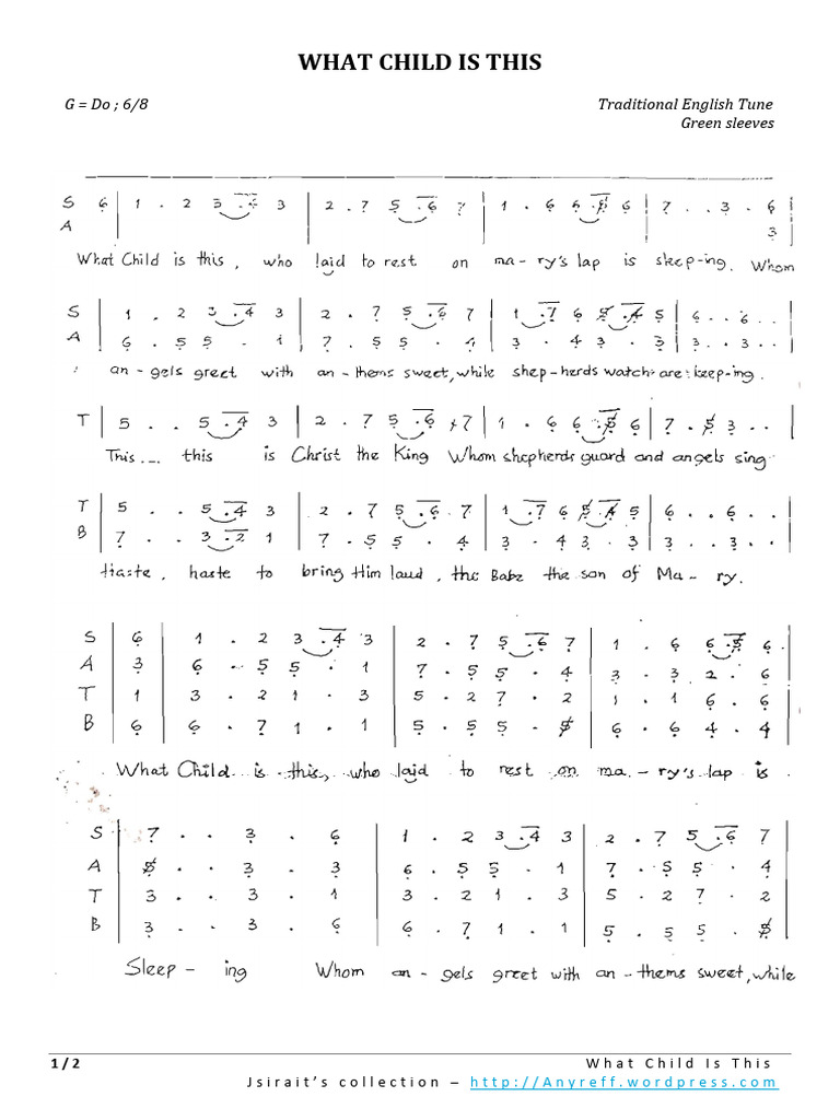 KGJC What Child Is This | PDF