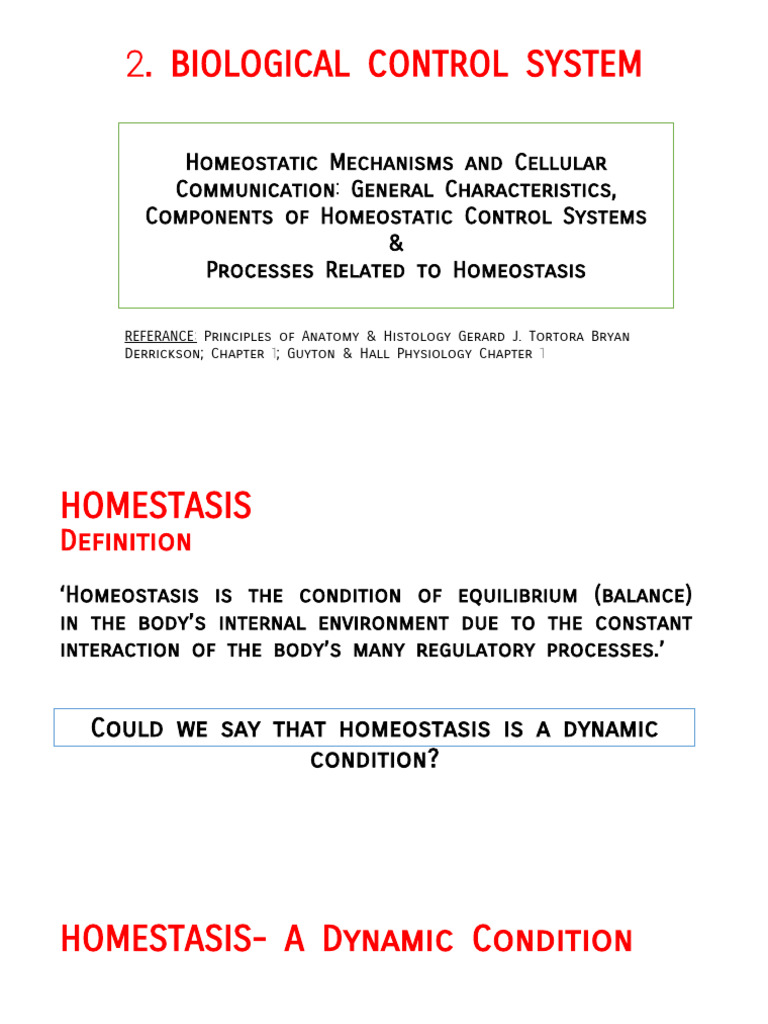 Homeostasis | PDF | Homeostasis | Physiology