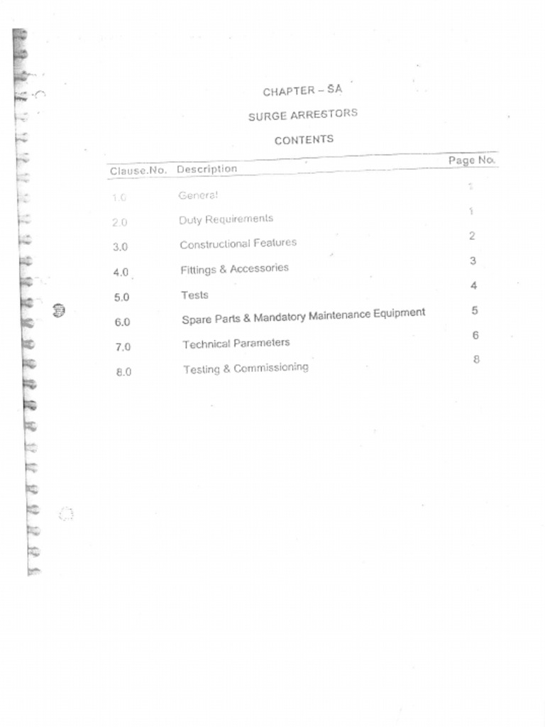 Tech_parameters_-_Surge_arrestors | PDF