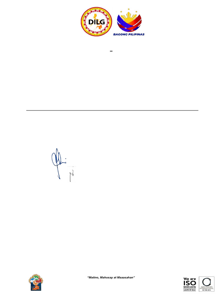 Advisory Moratorium On Barangay Drug Clearing Program BDCP Activities ...