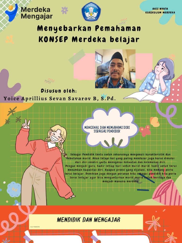 Aksi Nyata Menyebarkan Pemahaman Konsep Merdeka Belajar | PDF