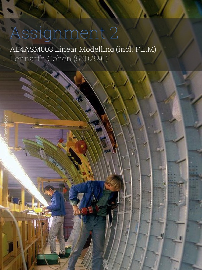 Linear Modelling Assignment 2 | PDF | Truss | Bending