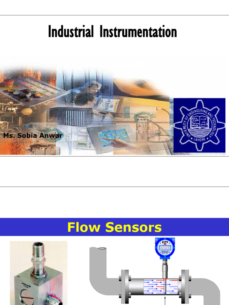 Instrumentation Flow Sensors | PDF | Flow Measurement | Pressure Measurement