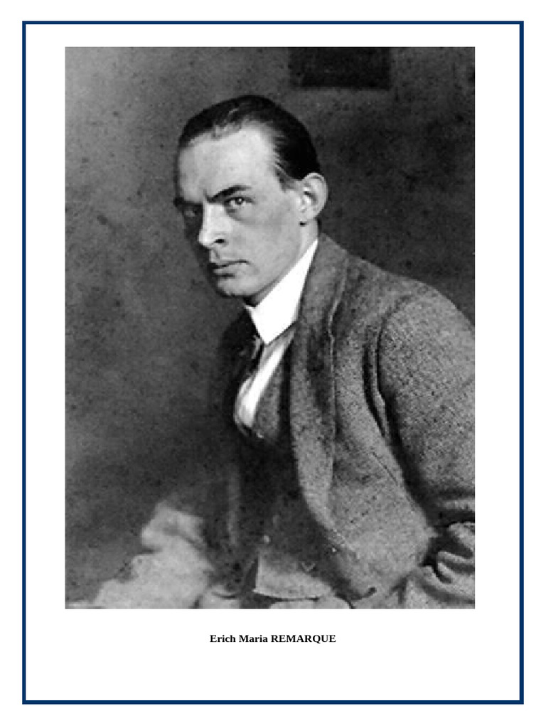 Erich Maria REMARQUE - Na Západe Nič Nového | PDF